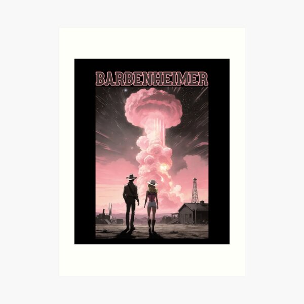 " Hot Pink-Barbenheimer - 2023 Barbenheimer vintage,barbenheimer shirt, barbenheimer day ...