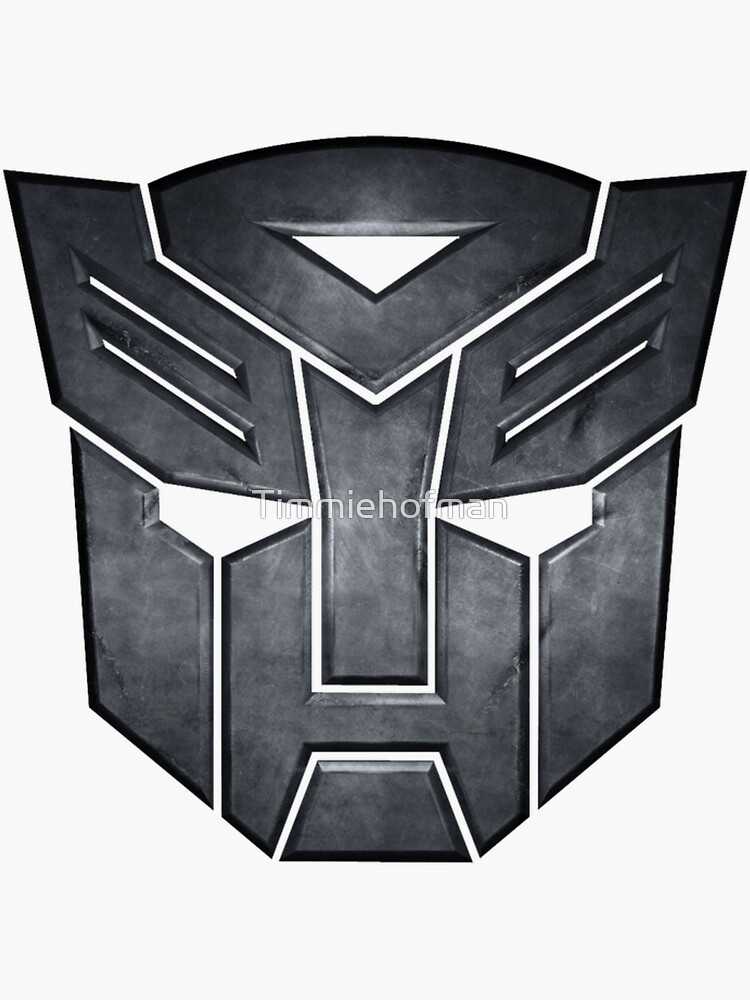 "Transformers logo" Sticker for Sale by Timmiehofman | Redbubble