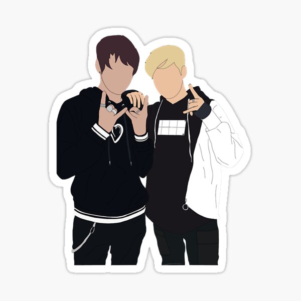 "Sam _amp_ Colby " Sticker for Sale by alanna-hjeffrie | Redbubble