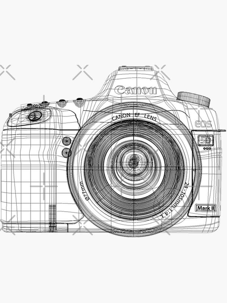 "Cannon Camera" Sticker for Sale by benj44 | Redbubble