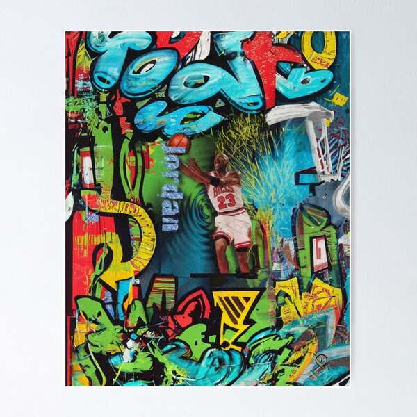 "Vintage Basketball 97 - Jordan - Rave Time" Poster for Sale by ...