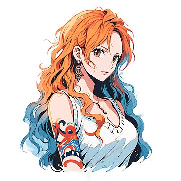 "One Piece - Nami Original Digital Art" Sticker for Sale by Anime For ...