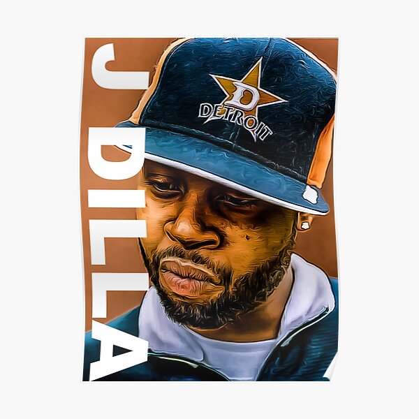 "j dilla print art" Poster by differenttings | Redbubble