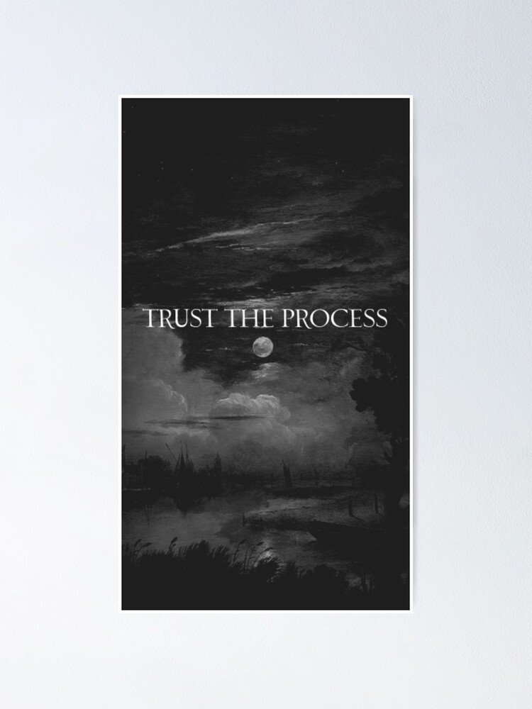 "Trust The Process" Poster for Sale by Fit-Flex | Redbubble