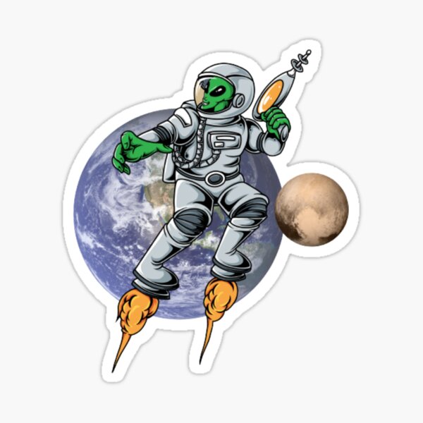 "Alien Invasion" Sticker for Sale by TDS-Designs | Redbubble