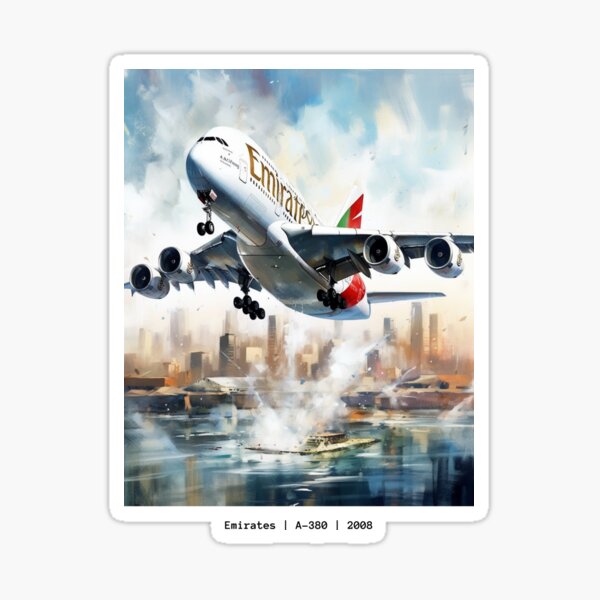 "Emirates | A380 | 2008 | Airbus | Super jumbo Jet | A380 Art | Art ...