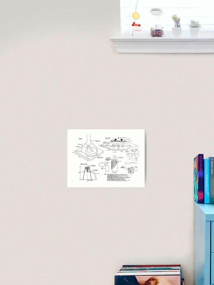 "Sport Model UFO diagram" Art Print for Sale by Cryptoterrestrial ...