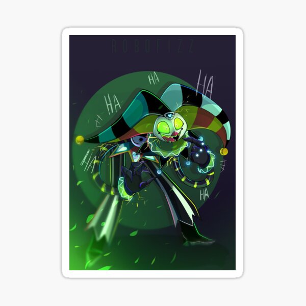 "Helluva Boss - Fizzarolli" Sticker for Sale by nelsons-breeden | Redbubble