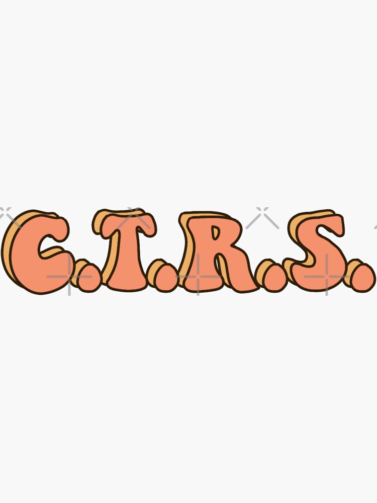 "CTRS" Sticker for Sale by jries | Redbubble