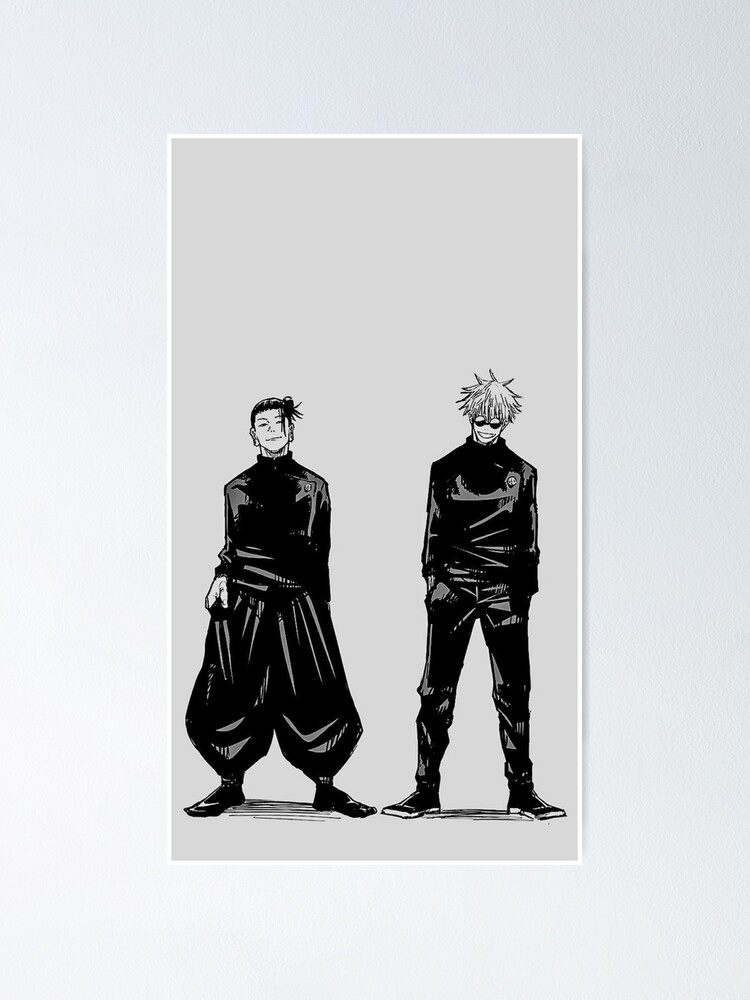 "Gojo and geto jjk" Poster for Sale by Yashdusane | Redbubble