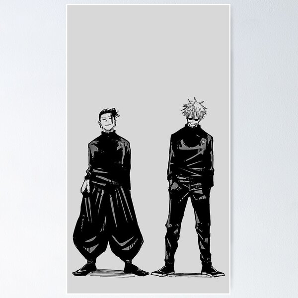 "Gojo and geto jjk" Poster for Sale by Yashdusane | Redbubble