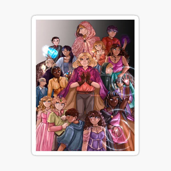 "Kotlc Group Drawing" Sticker for Sale by beachdaisiess | Redbubble