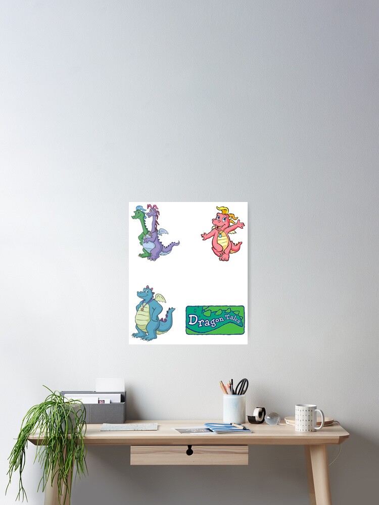 "Dragon Tales Logo, Zak, Wheezie, Ord, Cassie, Combo Pack" Poster for Sale by abdoljalil12 ...
