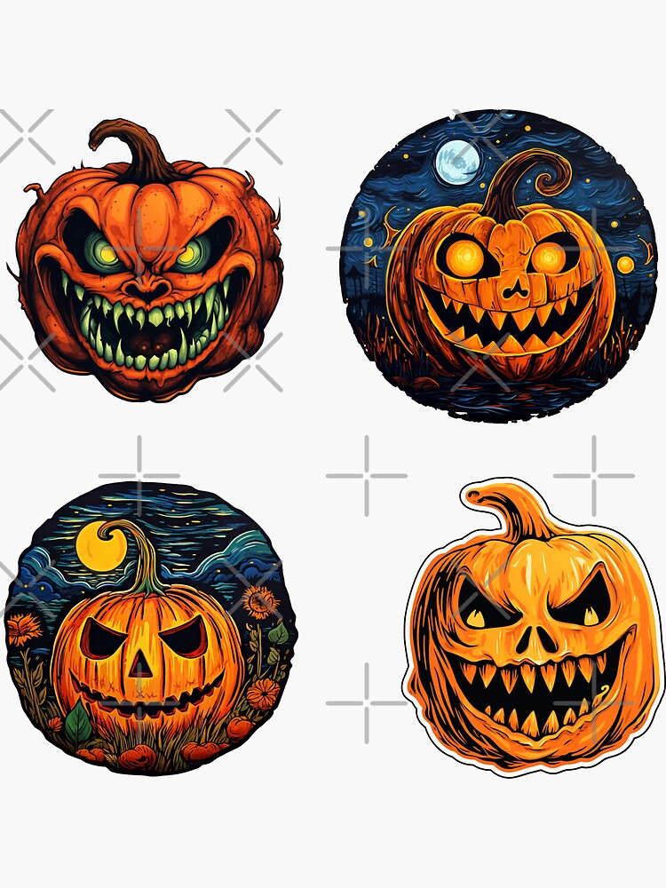 "Pumpkin Pack" Sticker for Sale by ryansplan | Redbubble