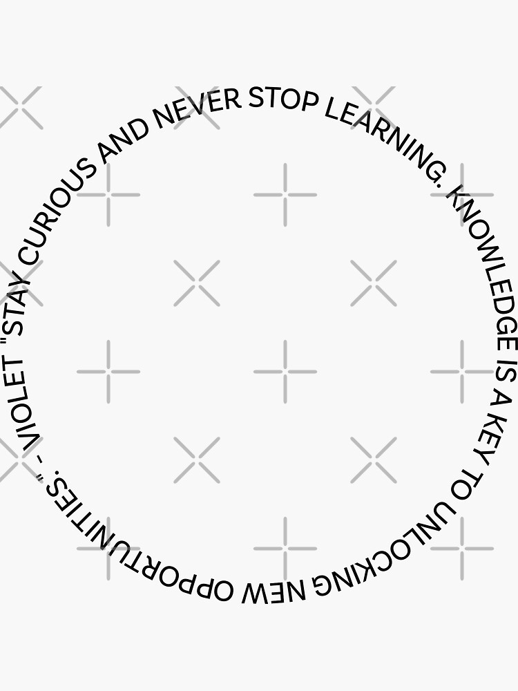 "Fourth Wing Circle Violet Quote" Sticker for Sale by KifLeeDesigns ...