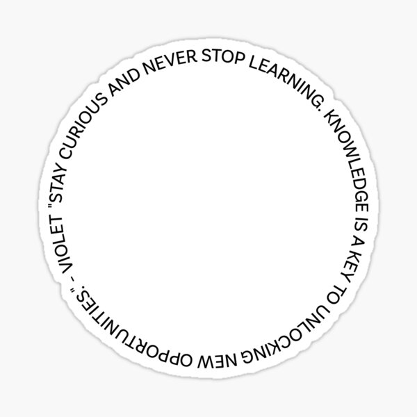 "Fourth Wing Circle Violet Quote" Sticker for Sale by KifLeeDesigns ...