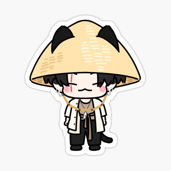 "DAECHWITA Cat #2" Sticker for Sale by juheeyu | Redbubble