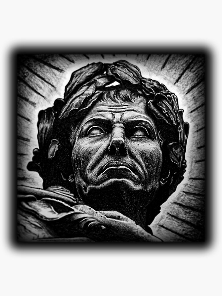 "Roman General Julius Caesar" Stickerundefined by Bibianoda | Redbubble