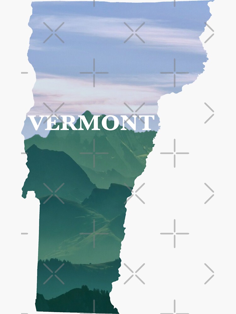 "Vermont" Sticker for Sale by abbyjane325 | Redbubble