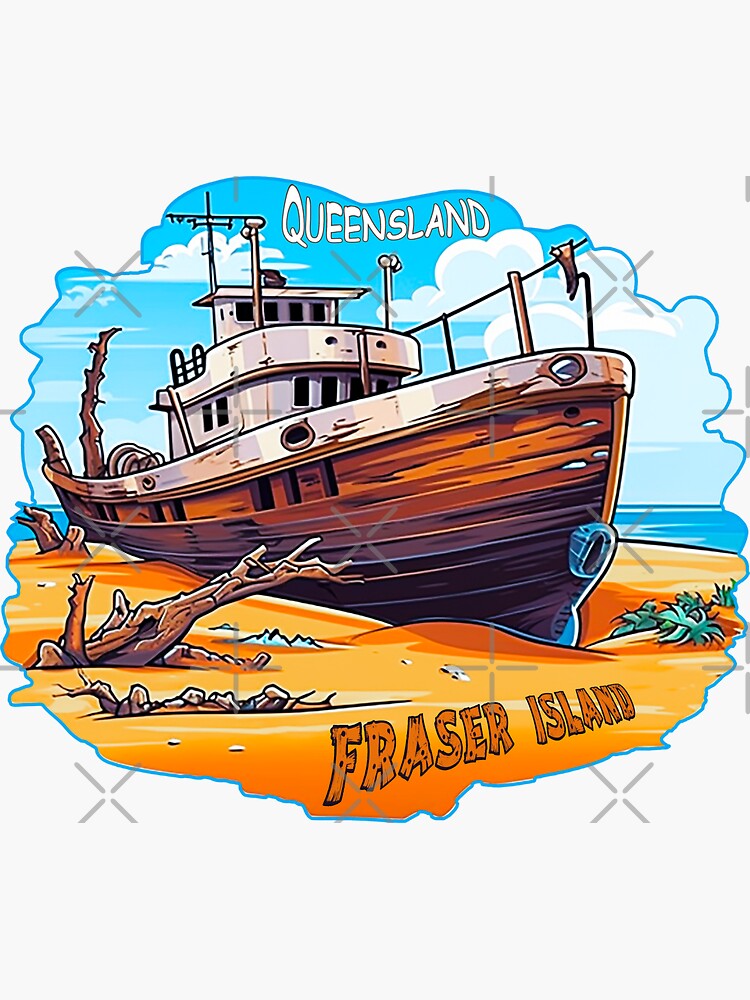 "Fraser Island, Queensland Australia" Sticker for Sale by frigamribe88 ...