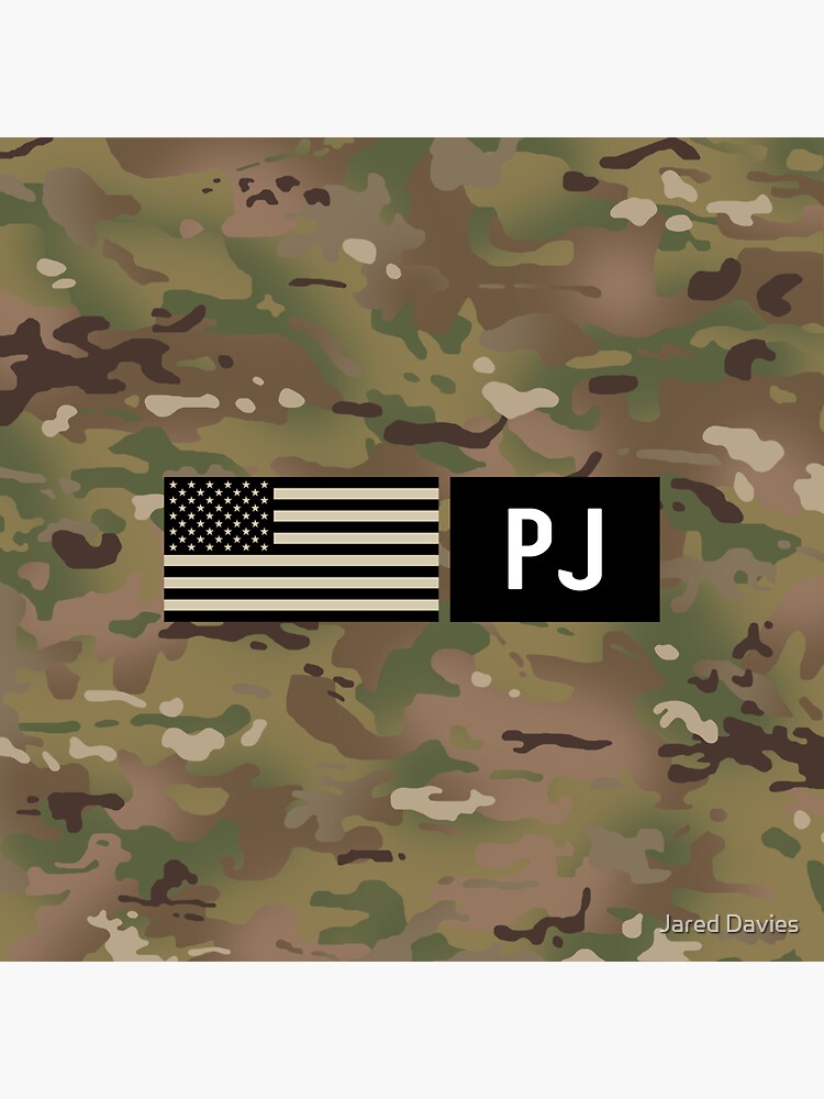 "Military: PJ" Sticker for Sale by MilitaryCandA | Redbubble