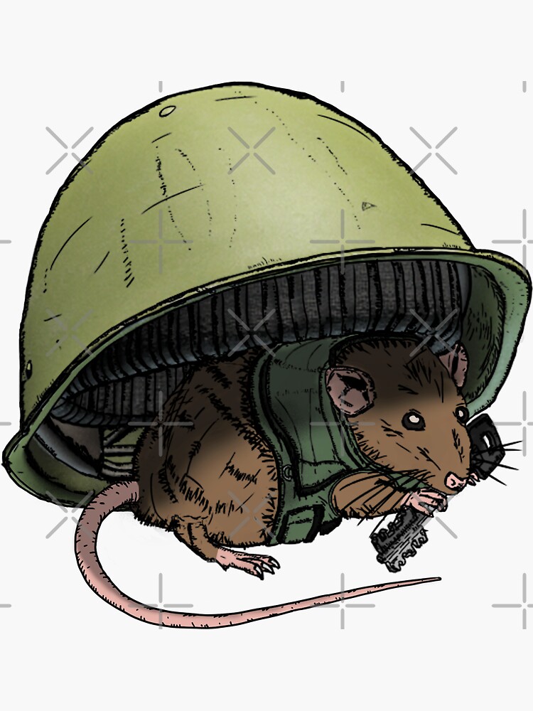 "Timmy, The Little Scared Rat" Sticker for Sale by AA2Battery | Redbubble