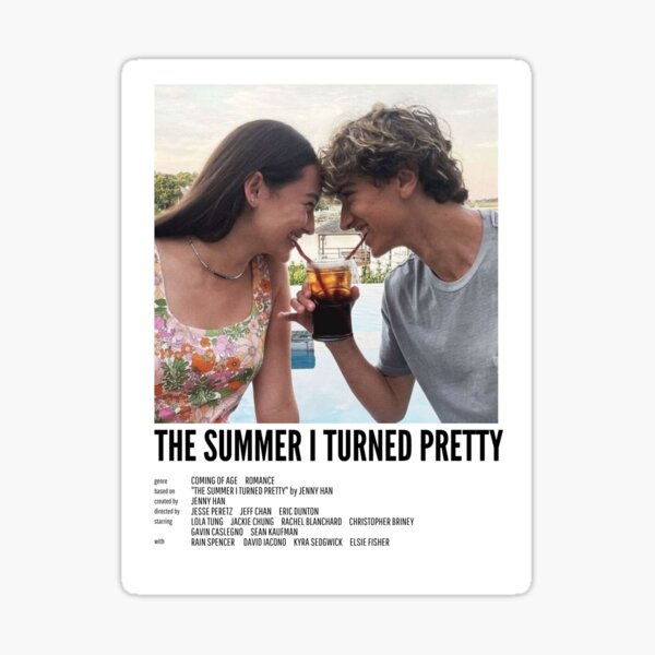 "the summer i turned pretty movie poster" Sticker for Sale by gaia ...
