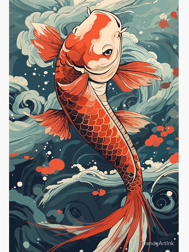 Japanese Koi Fish Painting