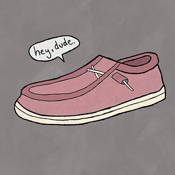 "Hey Dude" Sticker for Sale by MorganSites | Redbubble