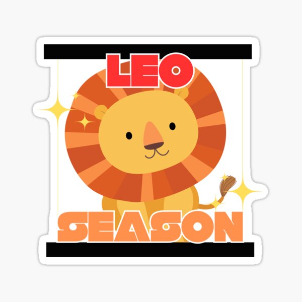 "Leo the Lion" Sticker for Sale by designalaur | Redbubble