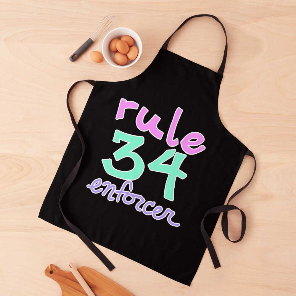 "Rule 34 Enforcer" Sticker for Sale by burrows-doretta | Redbubble