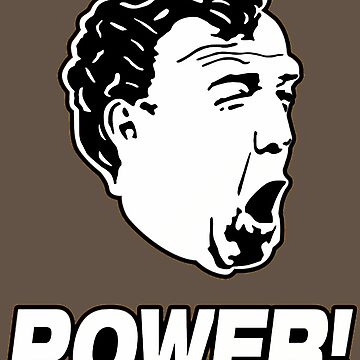 "Jeremy Clarkson POWERRR face " Sticker for Sale by exnyzcysml11 ...