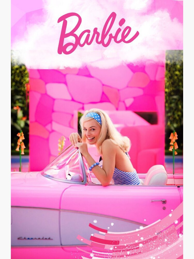 "Barbie movie" Sticker for Sale by ddebbiegardner | Redbubble