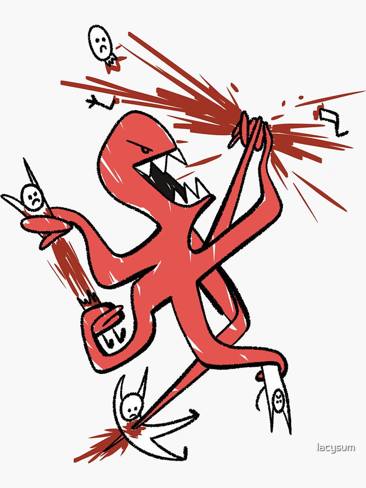 "Nimona Octopus Resume Drawing" Sticker for Sale by lacysum | Redbubble