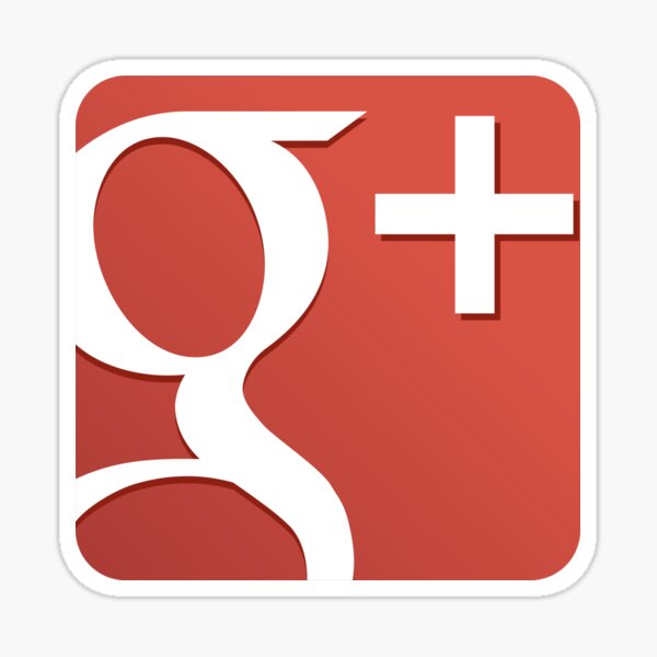 Google Plus Stickers | Redbubble