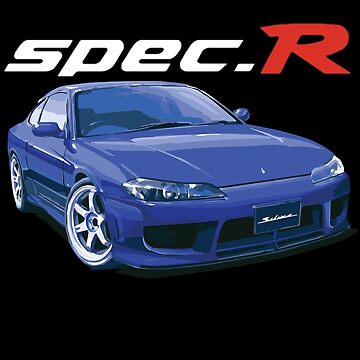 "nissan S15 SPEC.R AERO te37" Sticker for Sale by cowtownCOWBOY | Redbubble