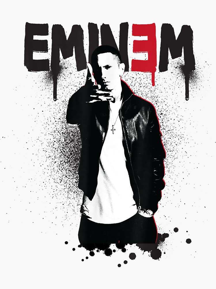 "Eminem" Sticker for Sale by DonatDesrosi | Redbubble