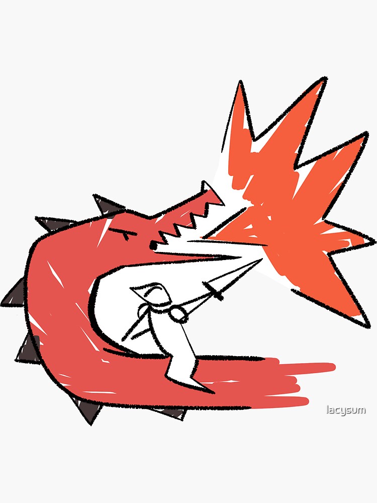 "Nimona Dragon Drawing" Sticker for Sale by lacysum | Redbubble