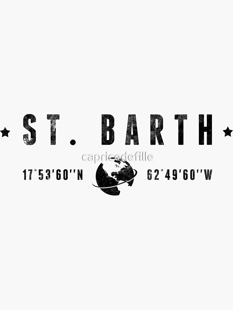"St Barts" Sticker for Sale by capricedefille | Redbubble