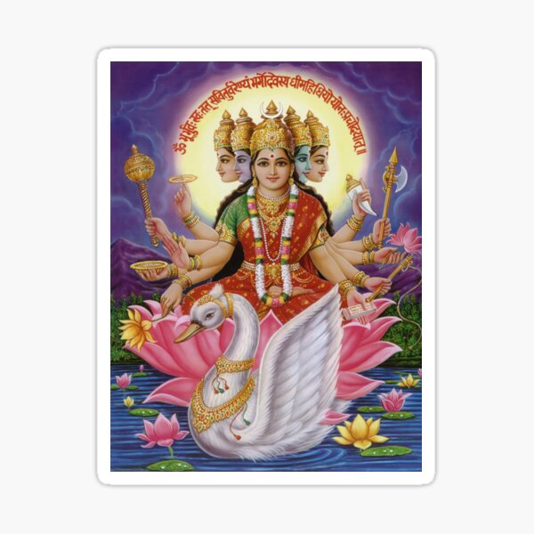 "Sri Gayatri" Sticker for Sale by Onodera | Redbubble