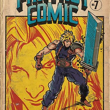 Póster for Sale con la obra «Fantasy Comic Number 7 - Portada de cómic ...