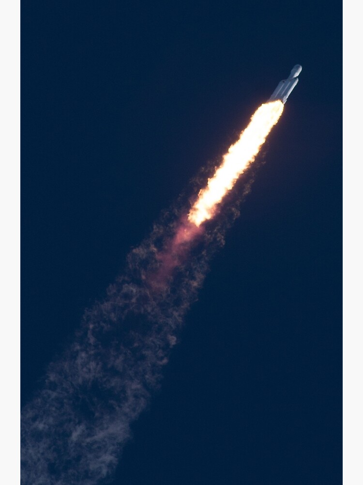 "SpaceX Falcon Heavy Launch" Art Print by bobbooo | Redbubble