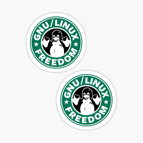 "GNU/Linux­ Freedom" Sticker for Sale by ponda | Redbubble