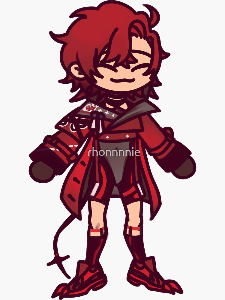 "machina x flayon" Sticker for Sale by rhonnnnie | Redbubble