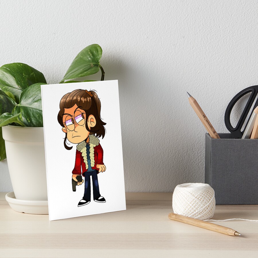 "Stranger Things Nancy Wheeler Cartoon" Art Board Print by Jrgoyette ...