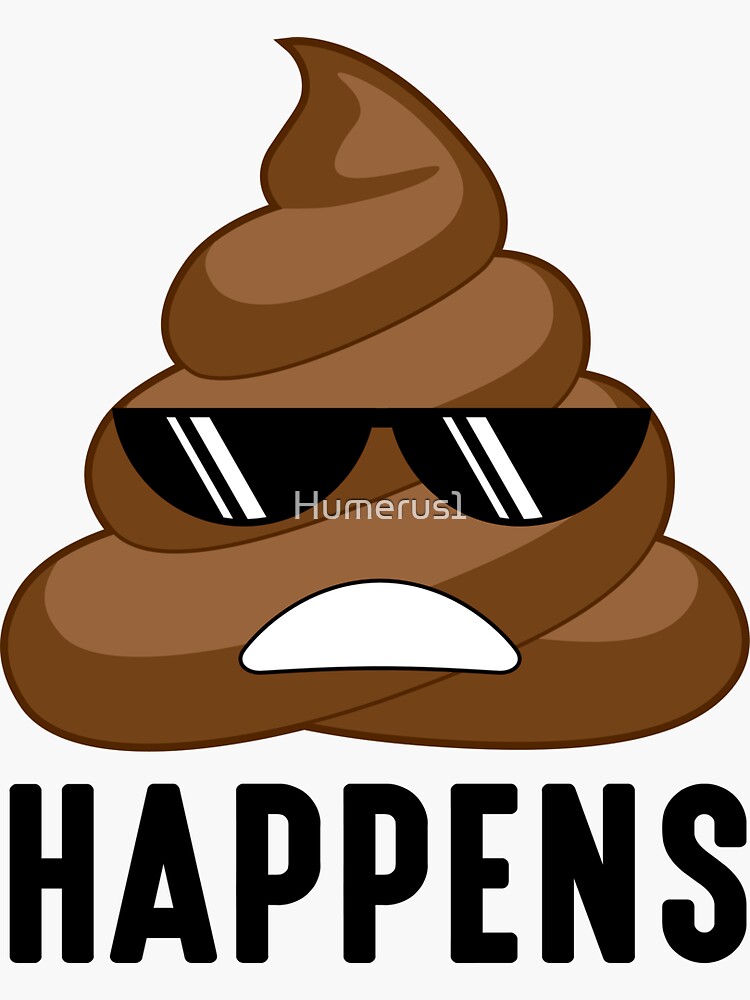 "Bad Shit Happens Funny" Sticker for Sale by Humerus1 | Redbubble