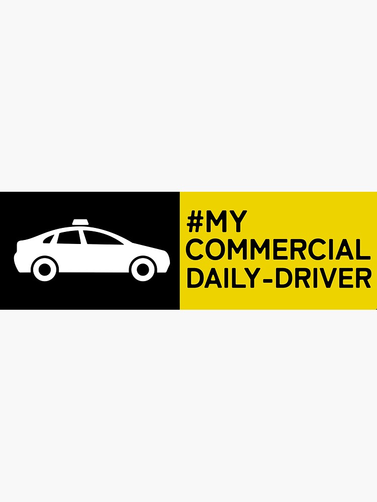 "MY COMMERCIAL DAILY DRIVER STICKER | ENLUN Tuning™" Sticker for Sale ...