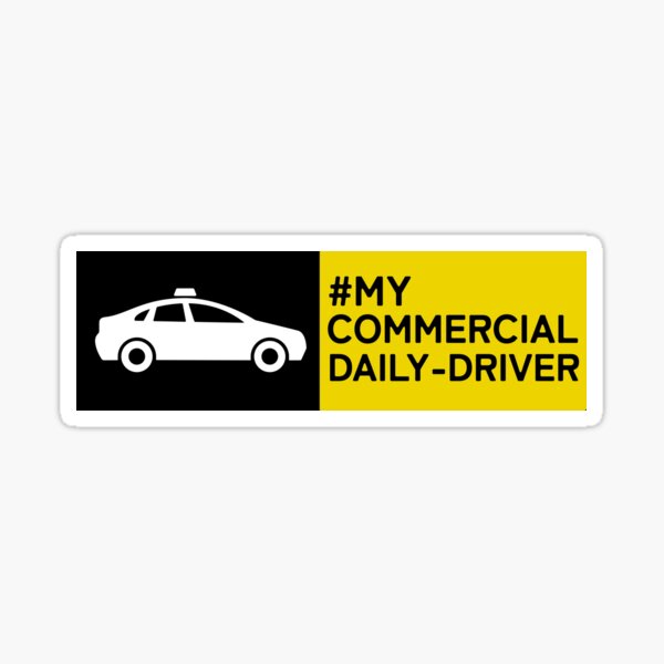 "MY COMMERCIAL DAILY DRIVER STICKER | ENLUN Tuning™" Sticker for Sale ...