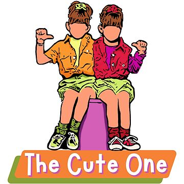 "The Cute One" Sticker for Sale by DualStyleDesign | Redbubble