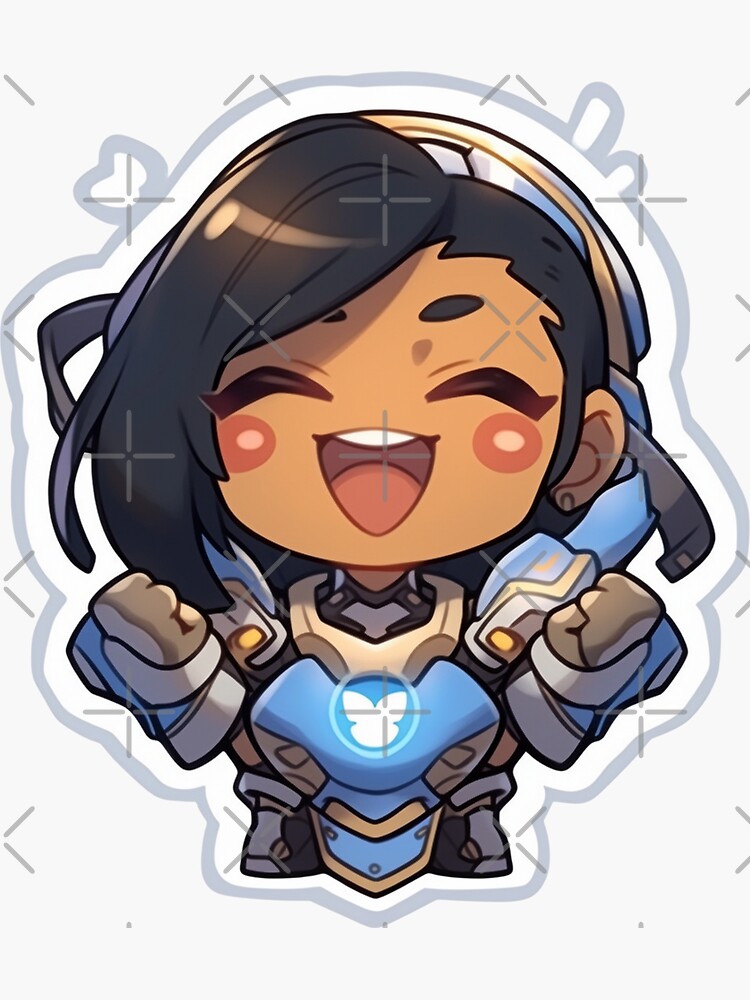 "Cute Pharah" Sticker for Sale by SchellStation | Redbubble